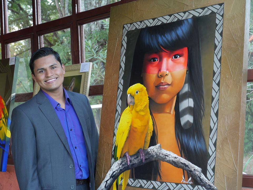 Kiwi's Angels: Petterson Silva parrot paintings