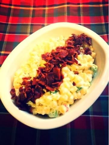 COASTALPINES: Creamy Fried Confetti Corn {recipe swap} Thanksgiving Sides