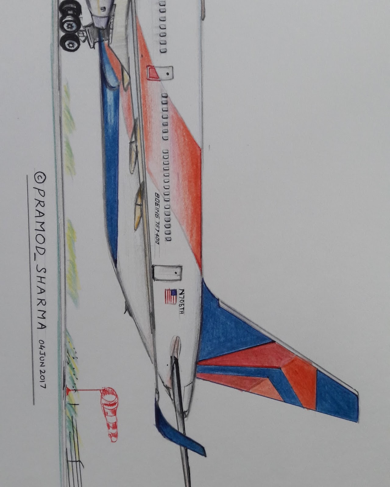 Plane on Paper: DELTA AIRLINES BOEING 767-400