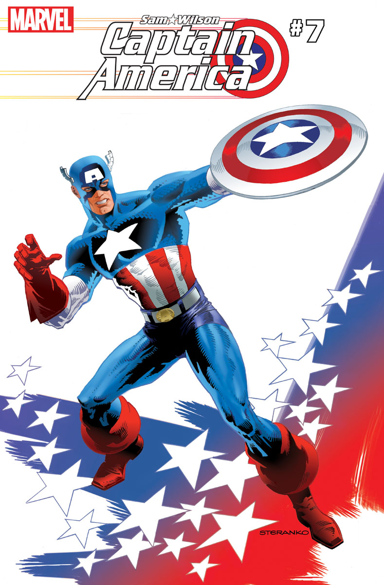 Pop Culture Safari!: See Steranko's NEW Captain America comics cover