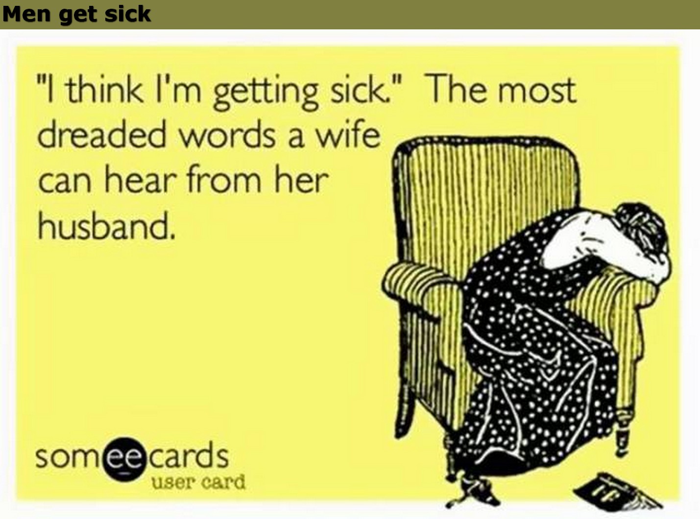 Chuck's Fun Page 2: Man flu season - 24 images