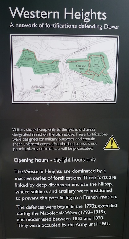 Eclectica: Dover's Western Heights Fortifications