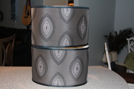 Trunk Junkie: DIY Lamp Shade Redo!