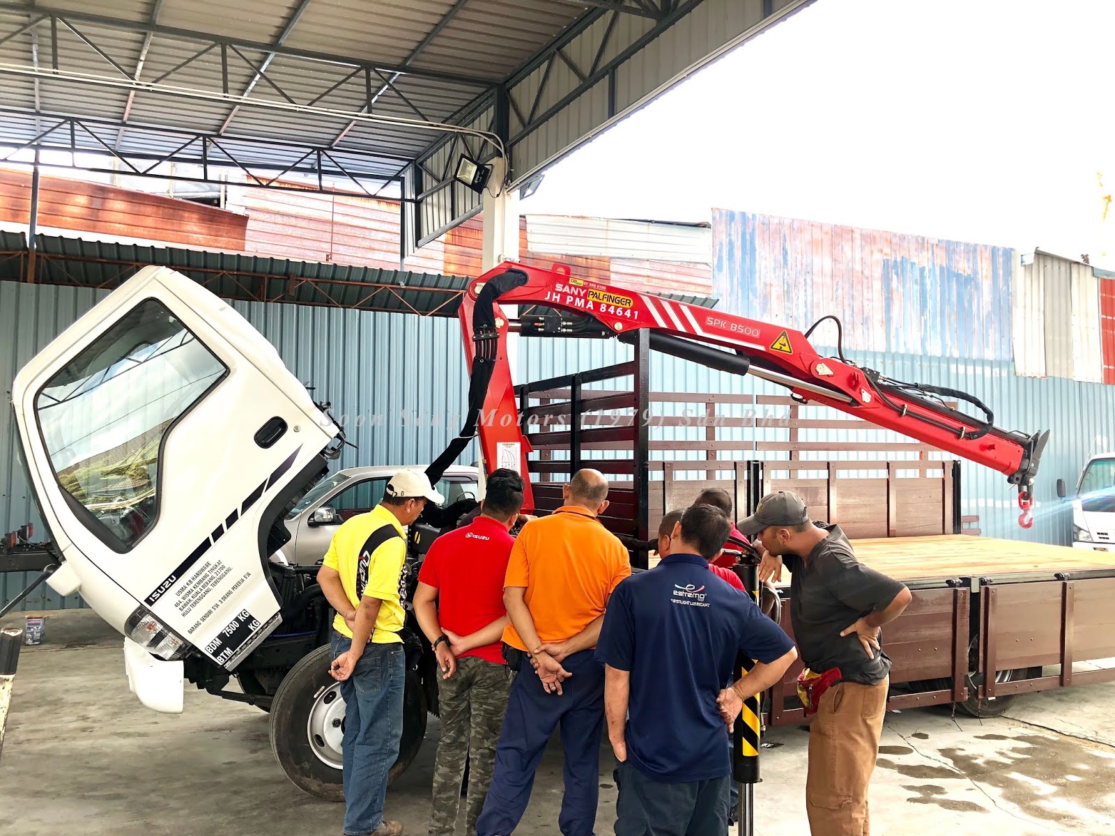 SANY PALFINGER SPK8500 CRANE COMMISSIONING & TRAINING