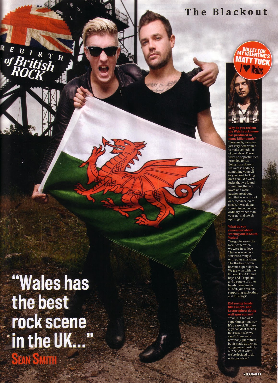 Entrevista de Matt Tuck en la Kerrang! 1380 ~ Bullet For My Valentine ...
