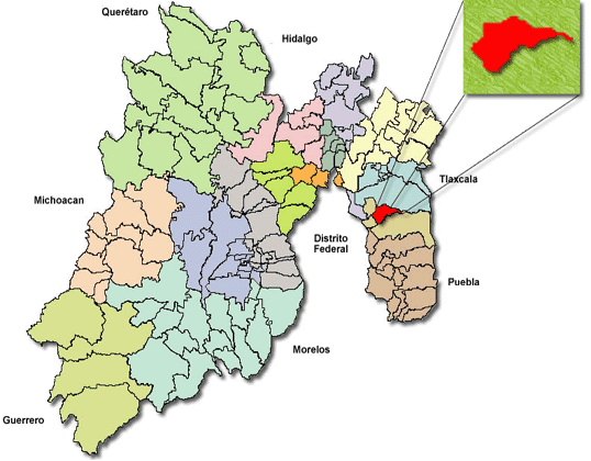 Identidad Chicoloapense: Ubicación geográfica de Chicoloapan