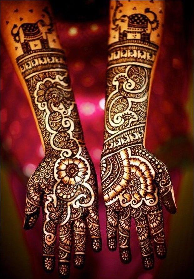 Awesome 12 Arabic Bridal Mehndi Designs You Can Try ~ Art Magazine
