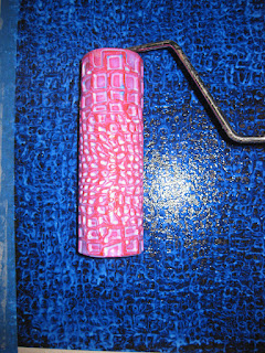 Finishing Acts: Faux Finish Rollers: DIY Embossed and Metallic Alligator