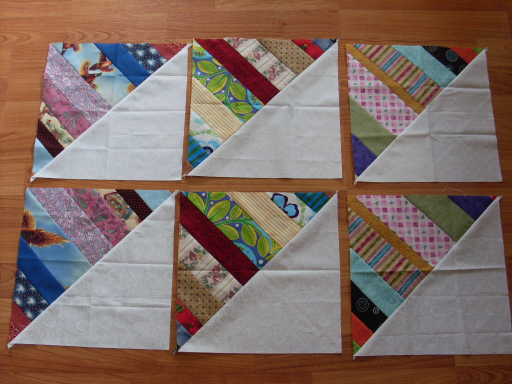 Let's Bee Together: String Star quilt coming along nicely