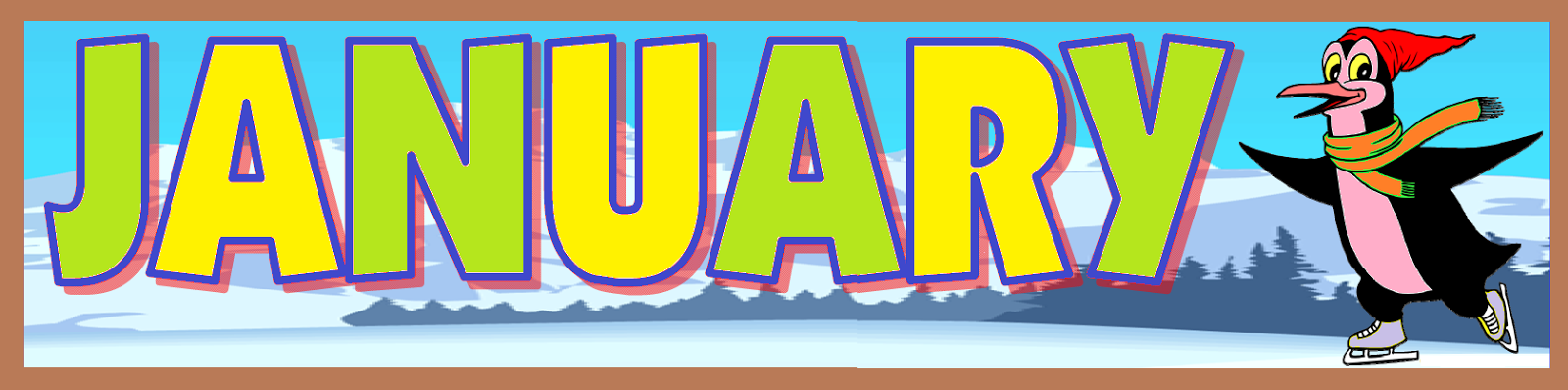 Kindergarten Worksheets: Months of the Year Flash Cards - 1