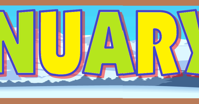 Kindergarten Worksheets: Months of the Year Flash Cards - 1