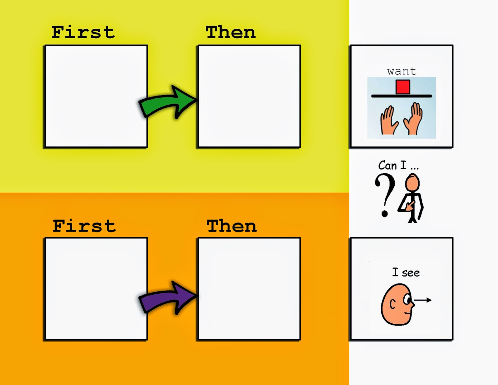 Life with Puzzling Boys: First then cards