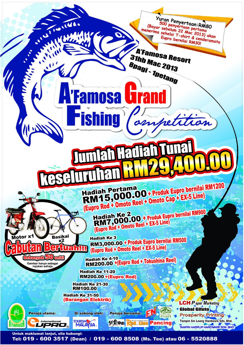 Jom Mancing Bersama Di Port Klang: Pertandingan Memancing di Melaka