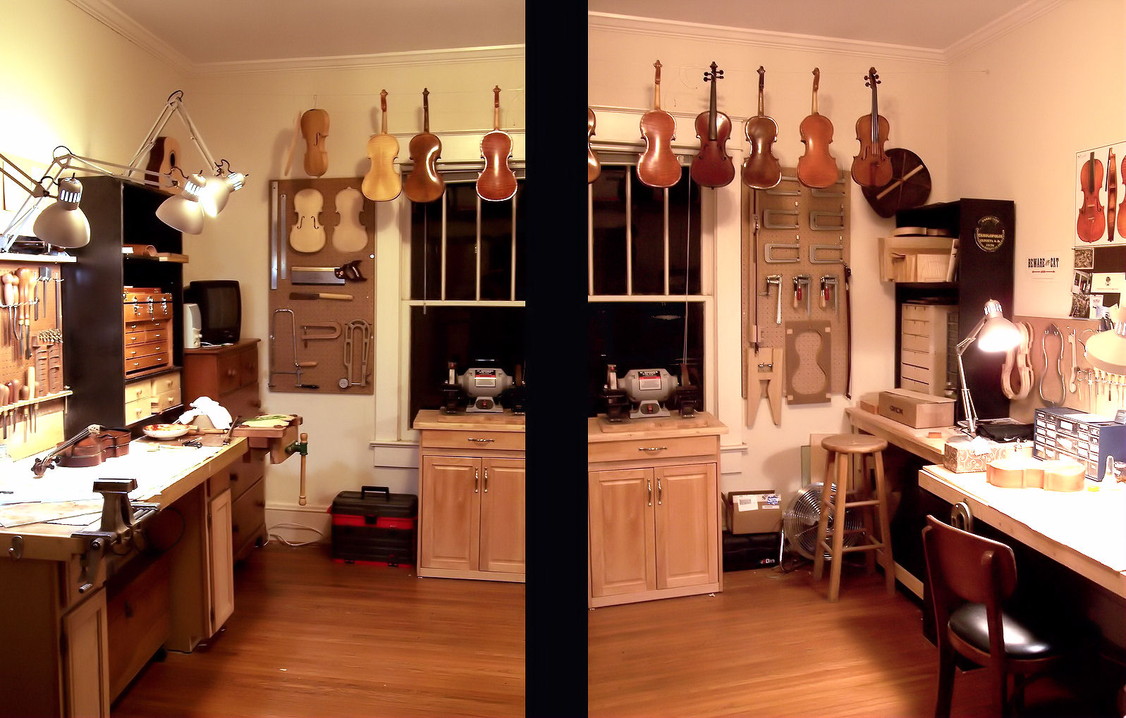 Russell Hopper Violin Maker: My Violin Making Studio