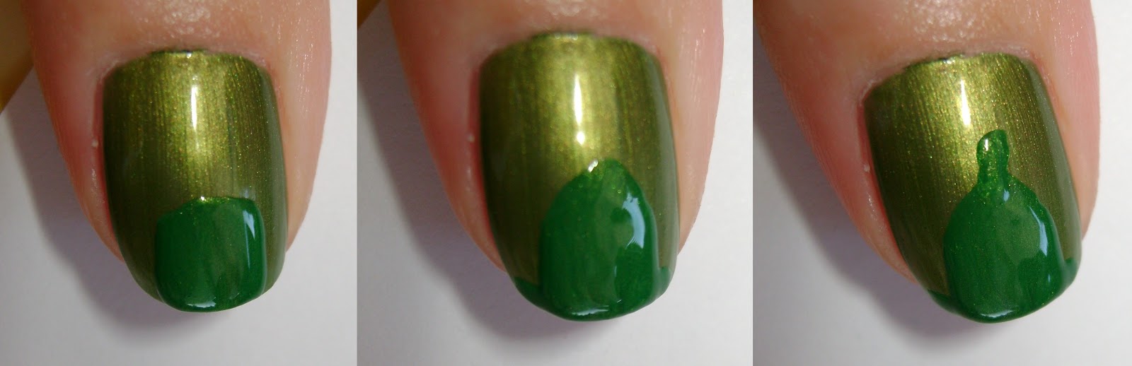 Cut the Rope inspired nail design - Adjusting Beauty