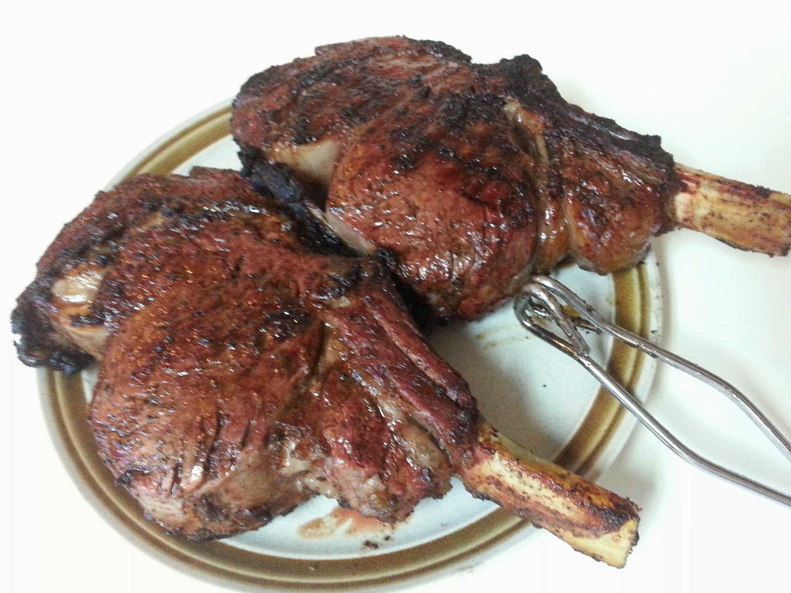Anson's BBQ Adventures: Tomahawk Cut Rib-Eyes