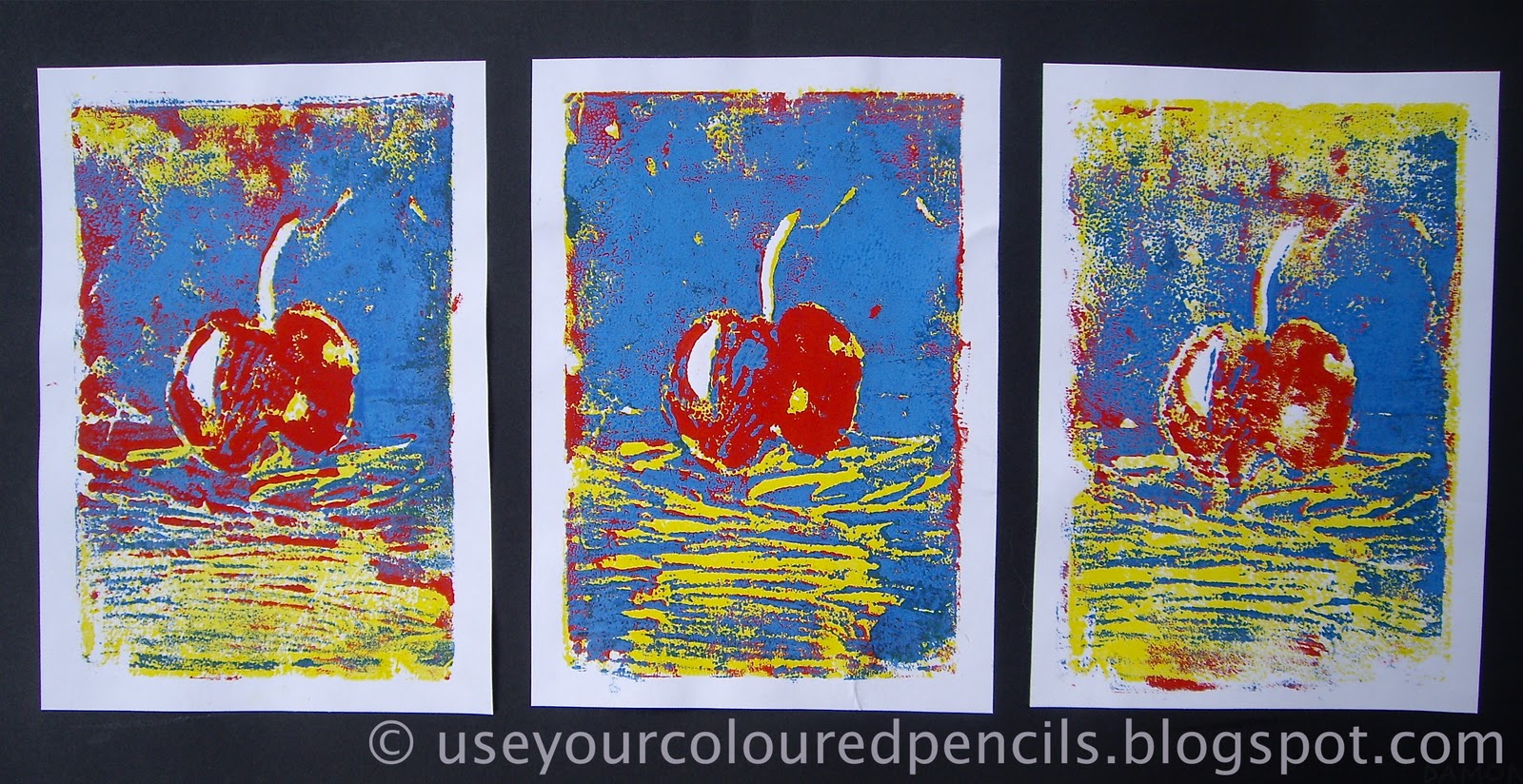 Use Your Coloured Pencils: Foam Reduction Prints