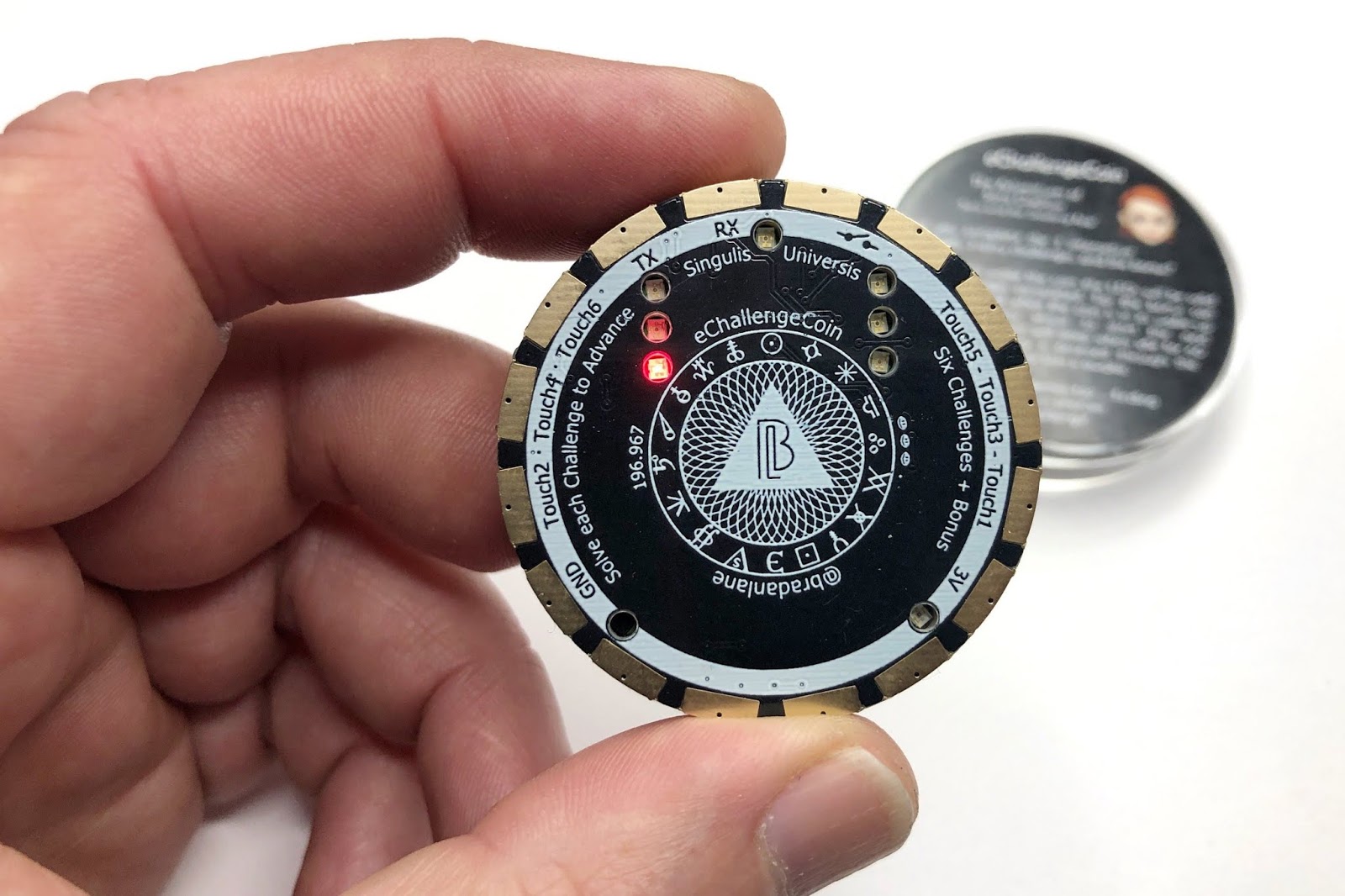 Super Punch: eChallenge coin with interactive challenges