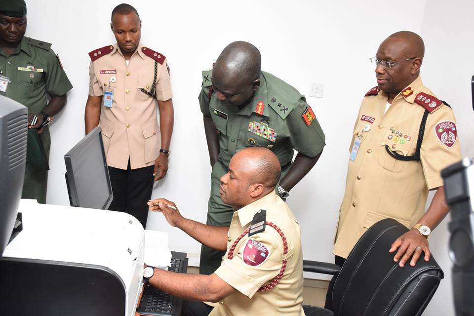 Exclusive Pictures From The Chief Of Army Staff Visit To FRSC HQ