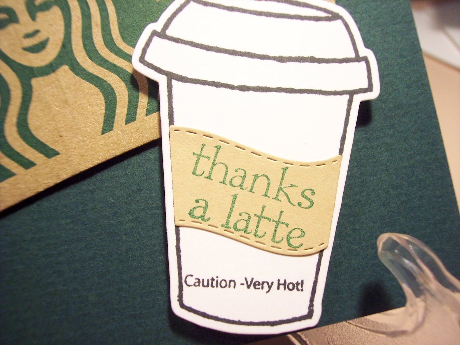 Christine's Creative Cards: Thanks A Latte