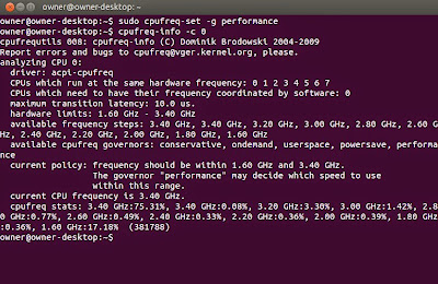 Ubuntu cpufrequtils その3 - cpufreq-setコマンドについて・cpufreq-setコマンドの使い方 - kledgeb