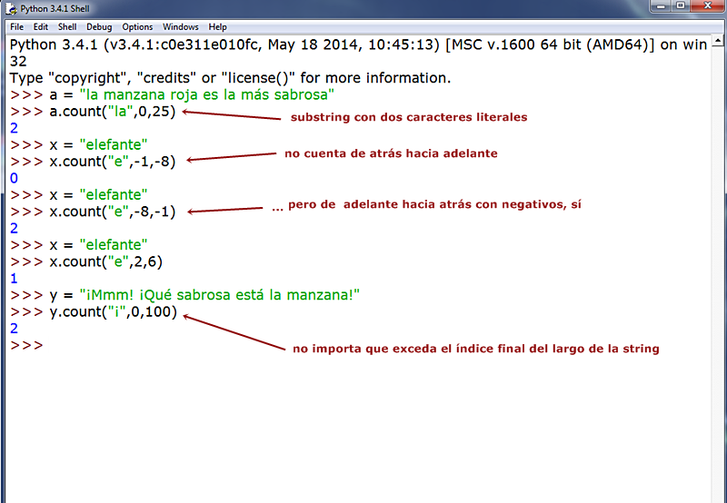 APRENDER A PROGRAMAR CON PYTHON: MÉTODOS DE STRINGS