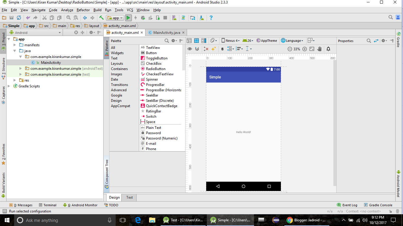 Jadroid: ANDRIOD PROGRAMMING. Jadroid: ANDRIOD PROGRAMMING.