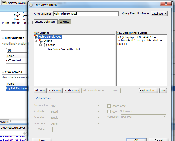 Oracle Adf Practical Problems And Solutions Oracle Adf Apply View Criteria Programatically