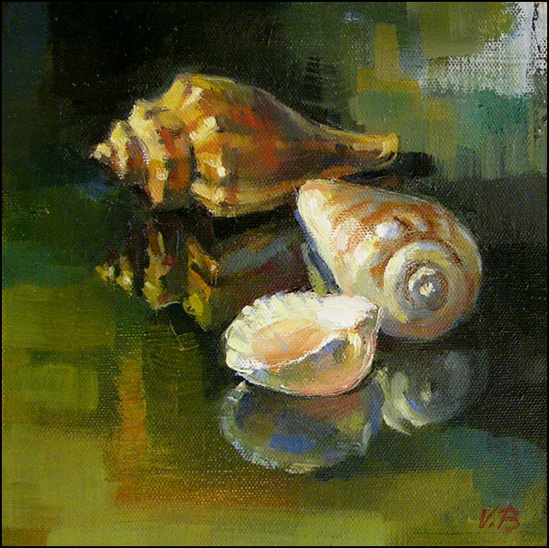 studies, paintings and stuff: "Sea Shells", again...