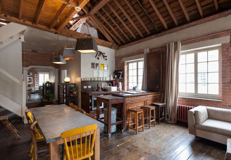 Dormir no Jardim: Mais um loft rústico...