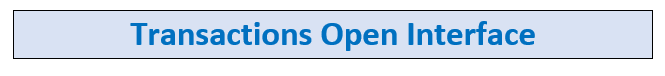 Oracle Application's Blog: Transaction open interface in oracle apps r12