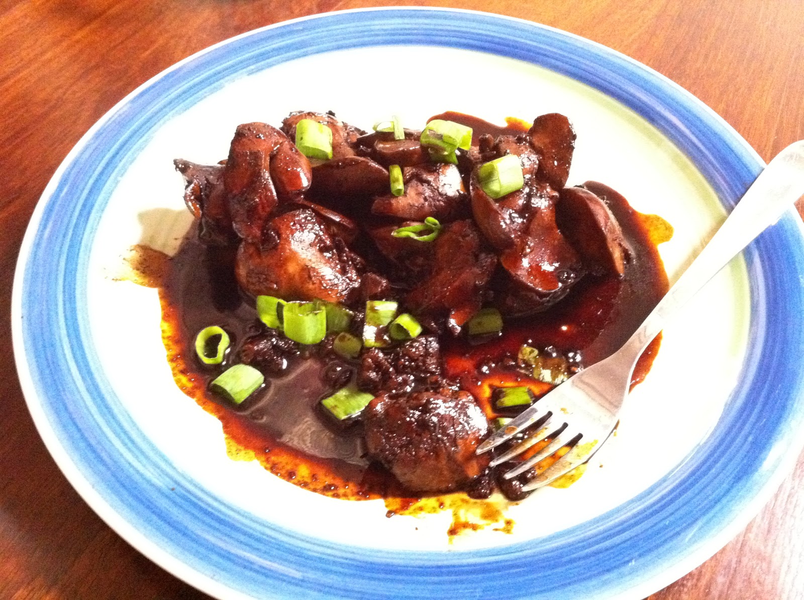 A Weakness For Cookbooks: Chinese-Style Glazed Livers