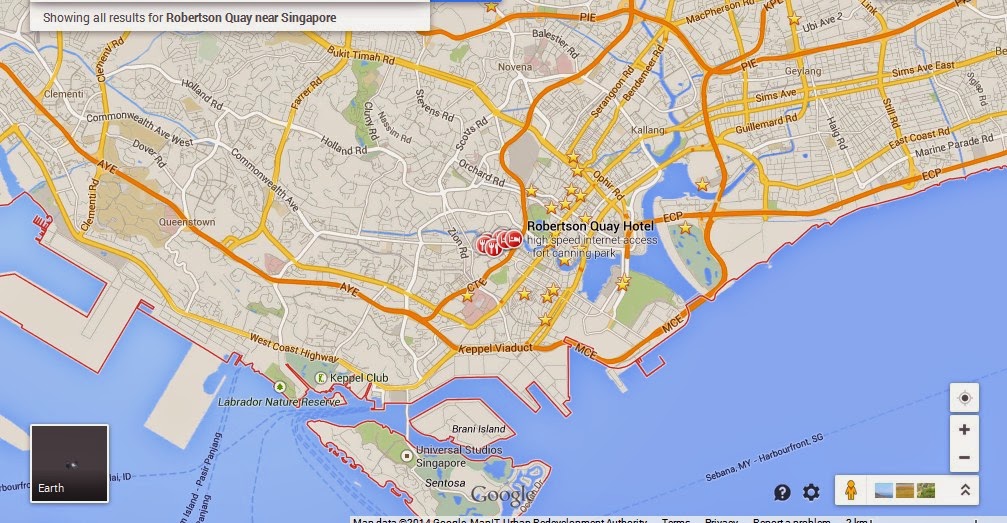 Robertson Quay Singapore Location Attractions Map | About Singapore ...