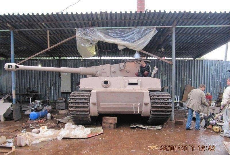 World Of Technology: Homemade German VI Tiger tank