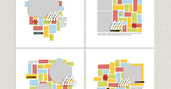 NEW Paper Bit Templates! / Scrapping with Liz