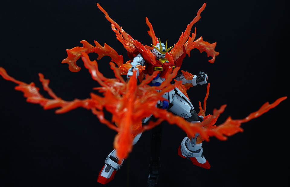 Custom Build: HGBF 1/144 Try Burning Gundam "Burning Burst Mode"