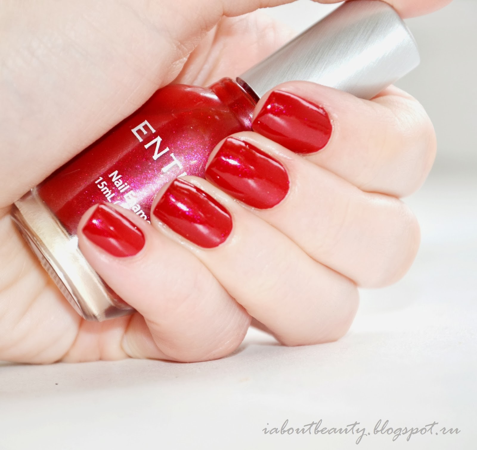 About Beauty by MaRi_Na_I: Entity Nail Enamel Metallic Red