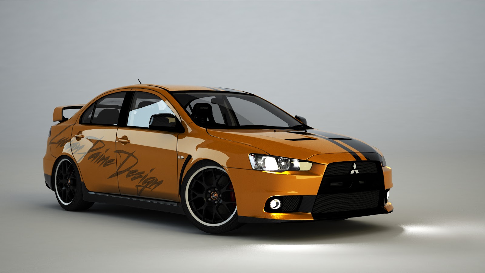 Lucian Paine Design: Mitsubishi Lancer Evo X Streetracer ...