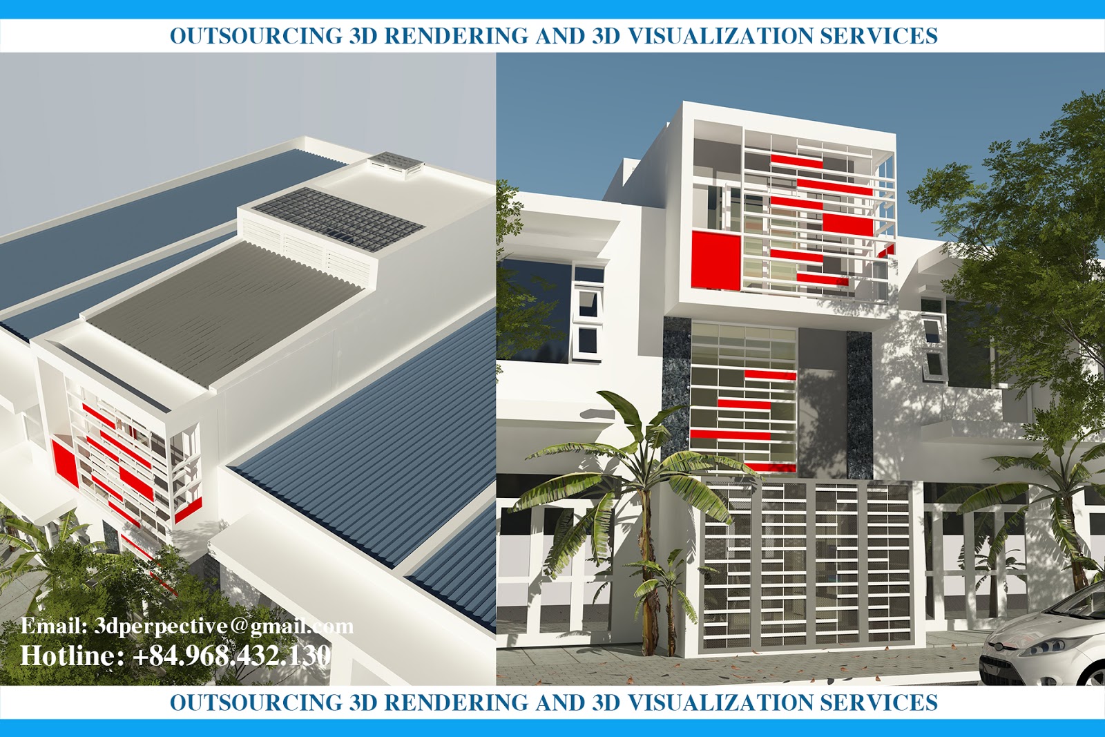 Outsourcing 3D Rendering and 3D Visualisation Services