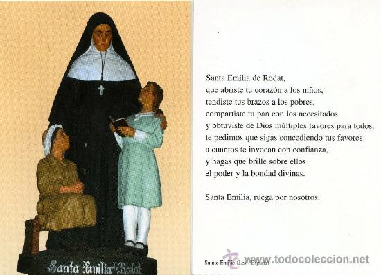 Poesia Sagrada: Parabéns para Santa Emília de Rodat!