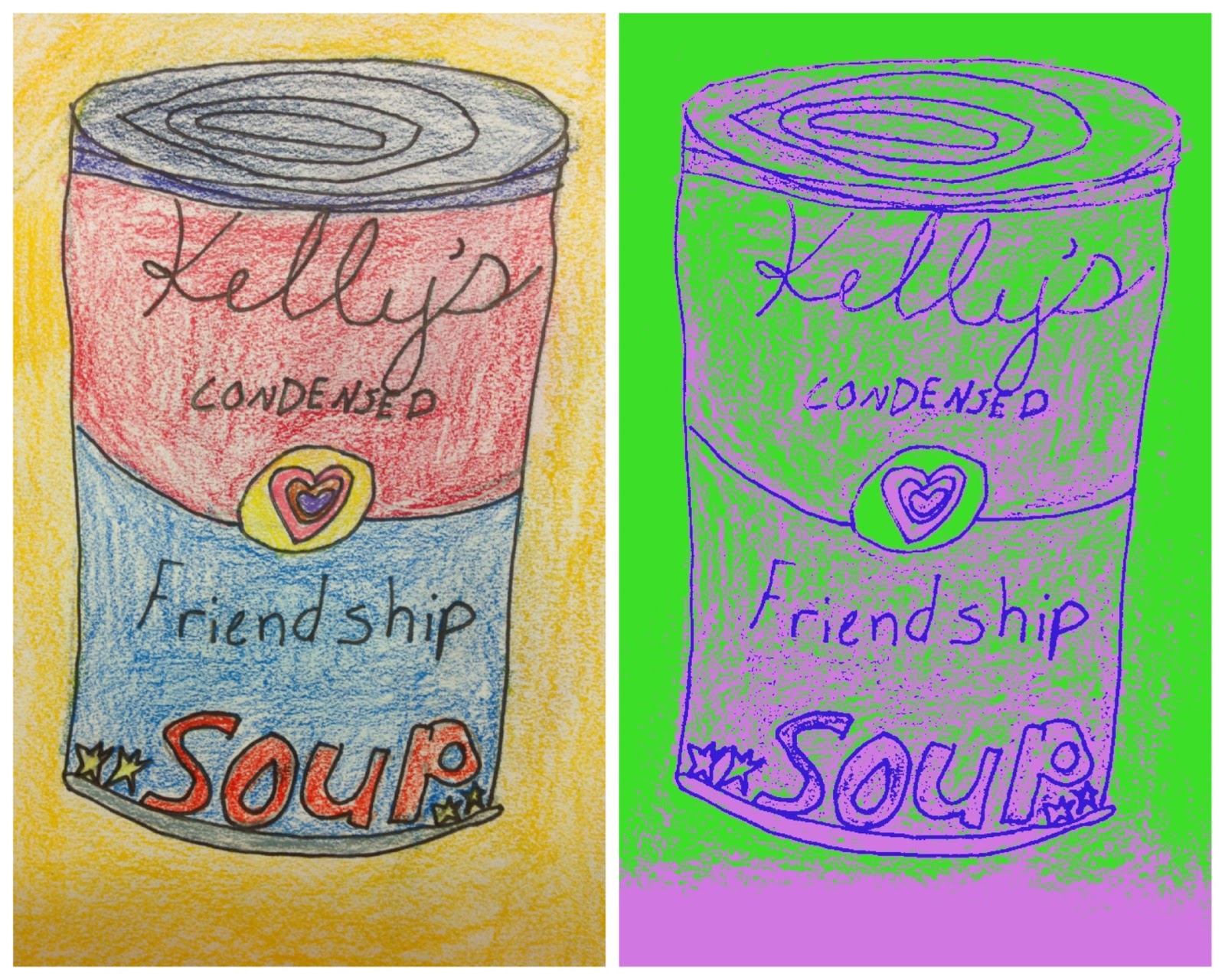 BES Art: Andy Warhol Soup Cans