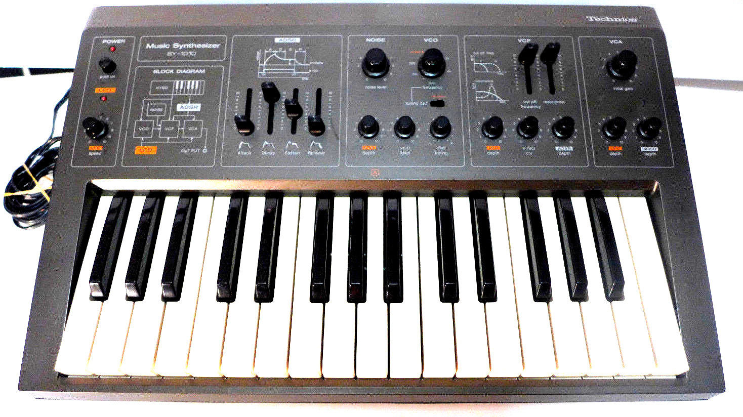 MATRIXSYNTH: TECHNICS SY 1010 Analog Mono Synthesizer with Original ...