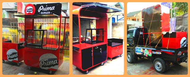 Gerobak Burger Unik Rp 5.900.000 | Gerobak Unik Bandung