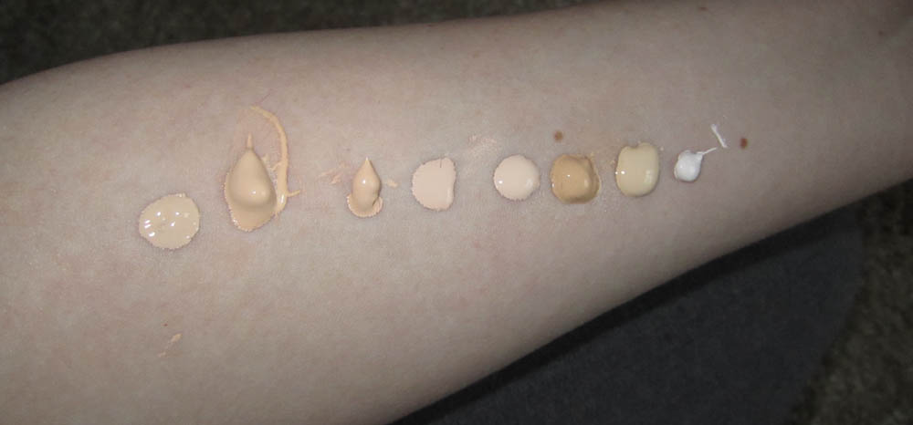 Paint & Polish: Pale foundation and concealer swatches!