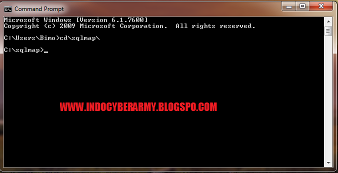 Deface Dengan SQLMAP di WINDOWS 7 | Cyber World JKT48