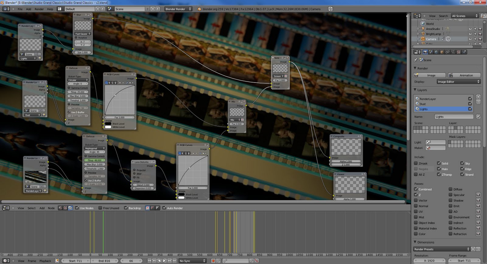 I Biomörkret: Att skapa en vinjett i femtioelva steg...