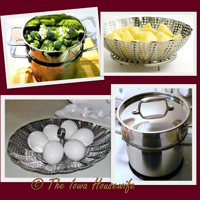 The Iowa Housewife: In the Kitchen...Steamers