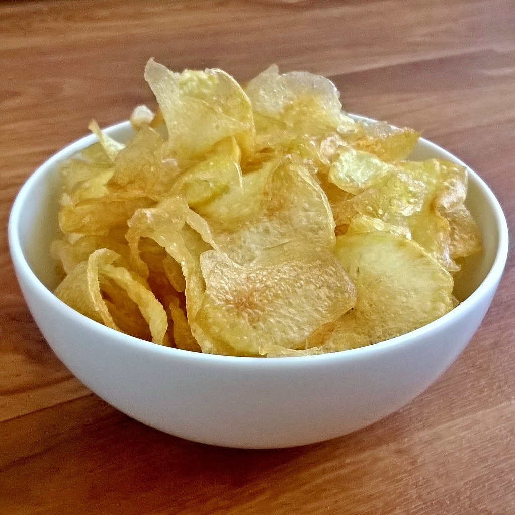 HOLKAMODROOKATA: Domácí chipsy z trouby