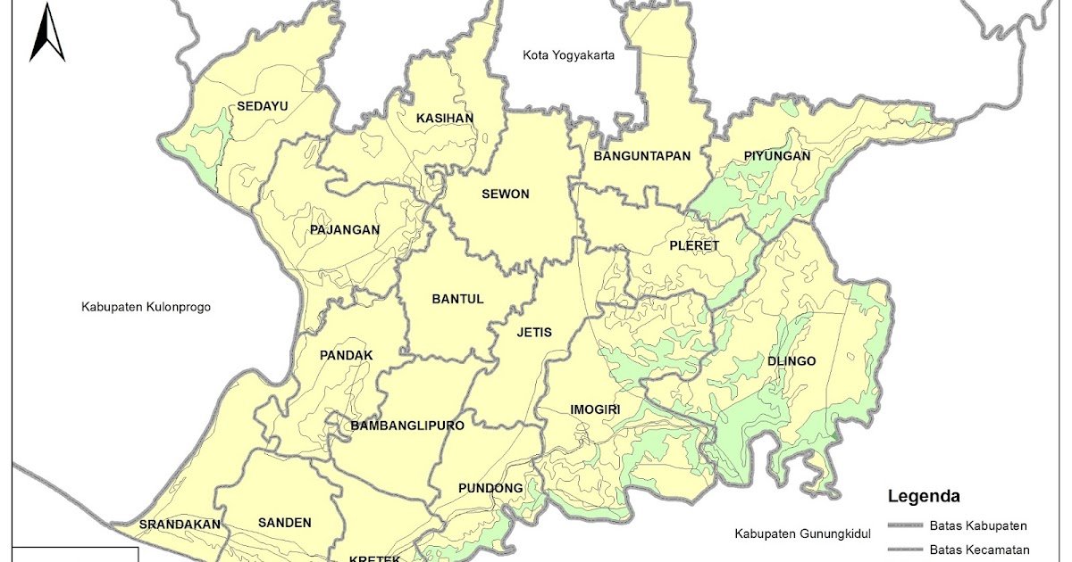 Download Peta Kabupaten Bantul Yogyakarta Images