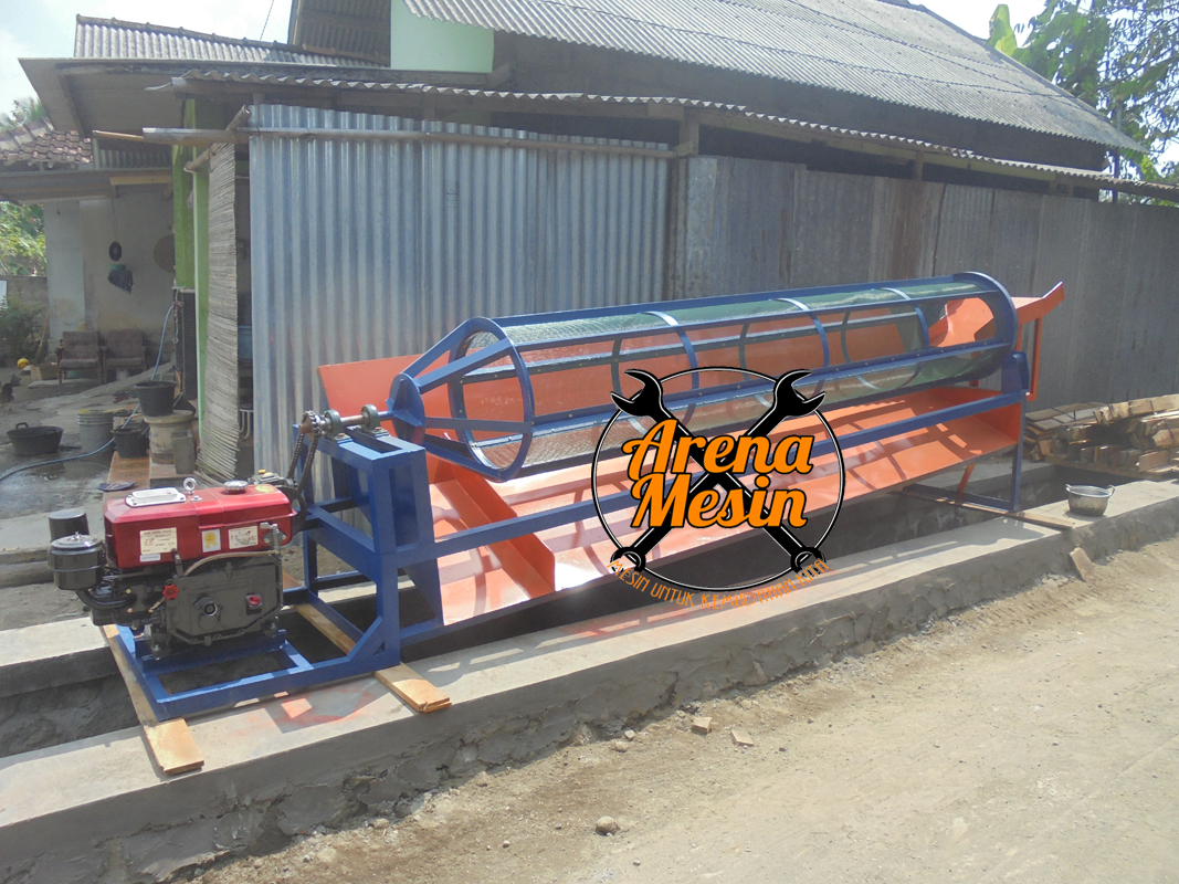 Jual Mesin Pengayak Kompos - Alat Pengayak Pupuk Kompos - Arena Mesin ...